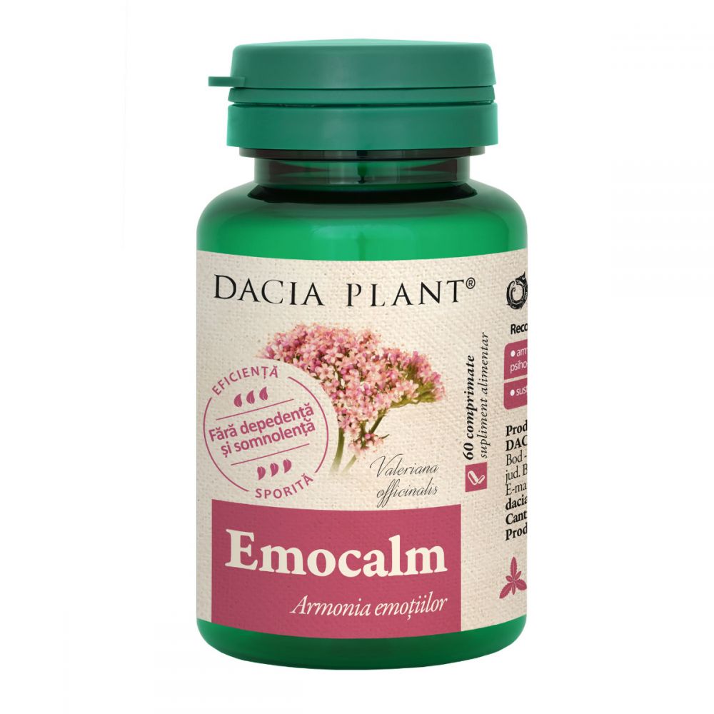 Emocalm Dacia Plant 60 comprimate - YogaX