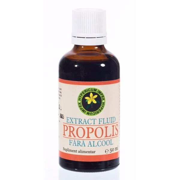 Extract Propolis Fara Alcool Hypericum 50ml - YogaX